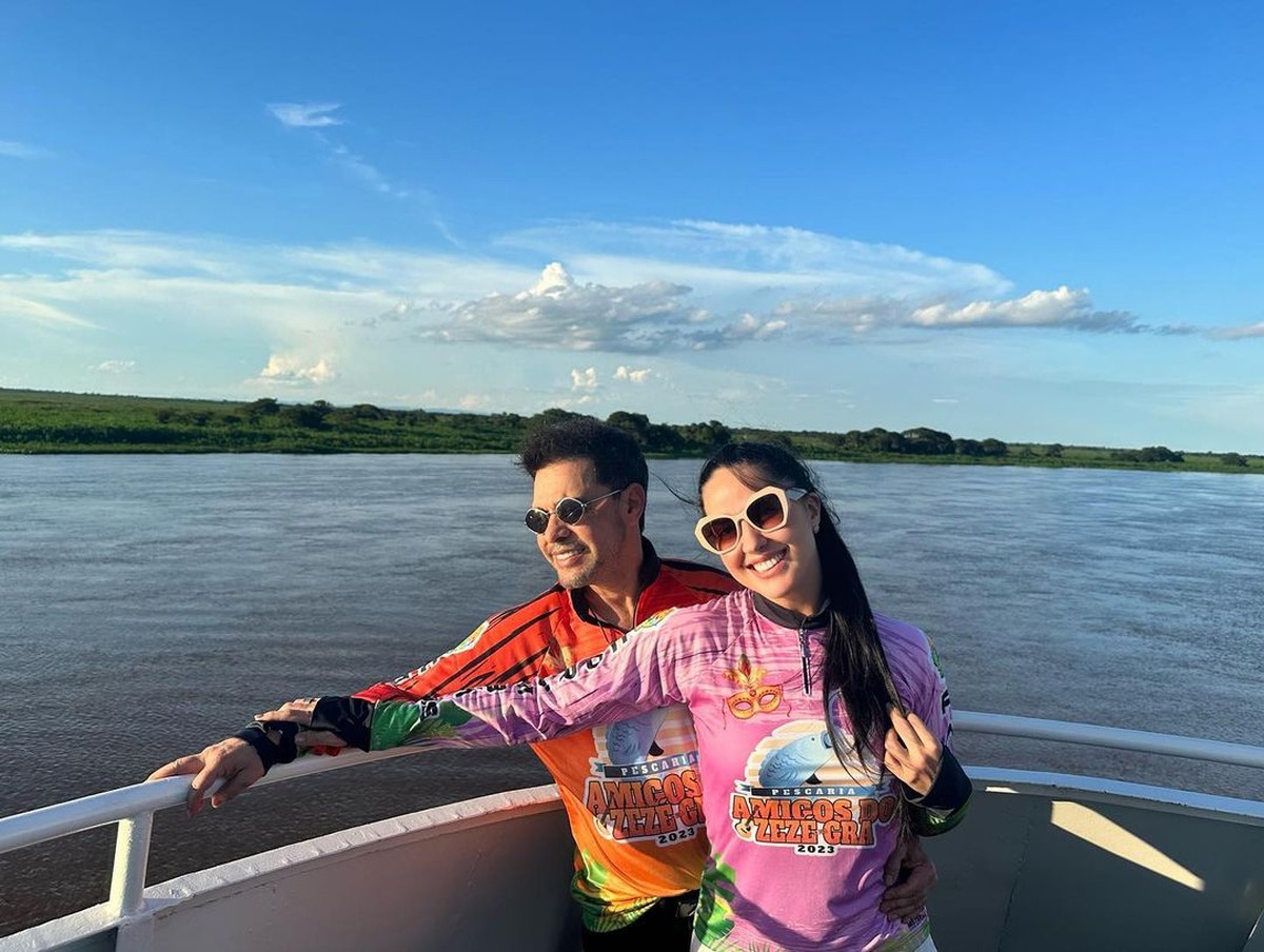 Graciele Lacerda e Zezé Di Camargo fazem passeio no Pantanal com amigos ...