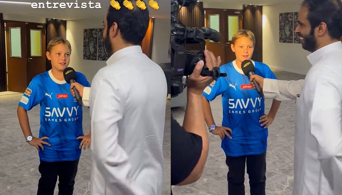Filho de Neymar, Davi Lucca impressiona com inglês fluente durante ...