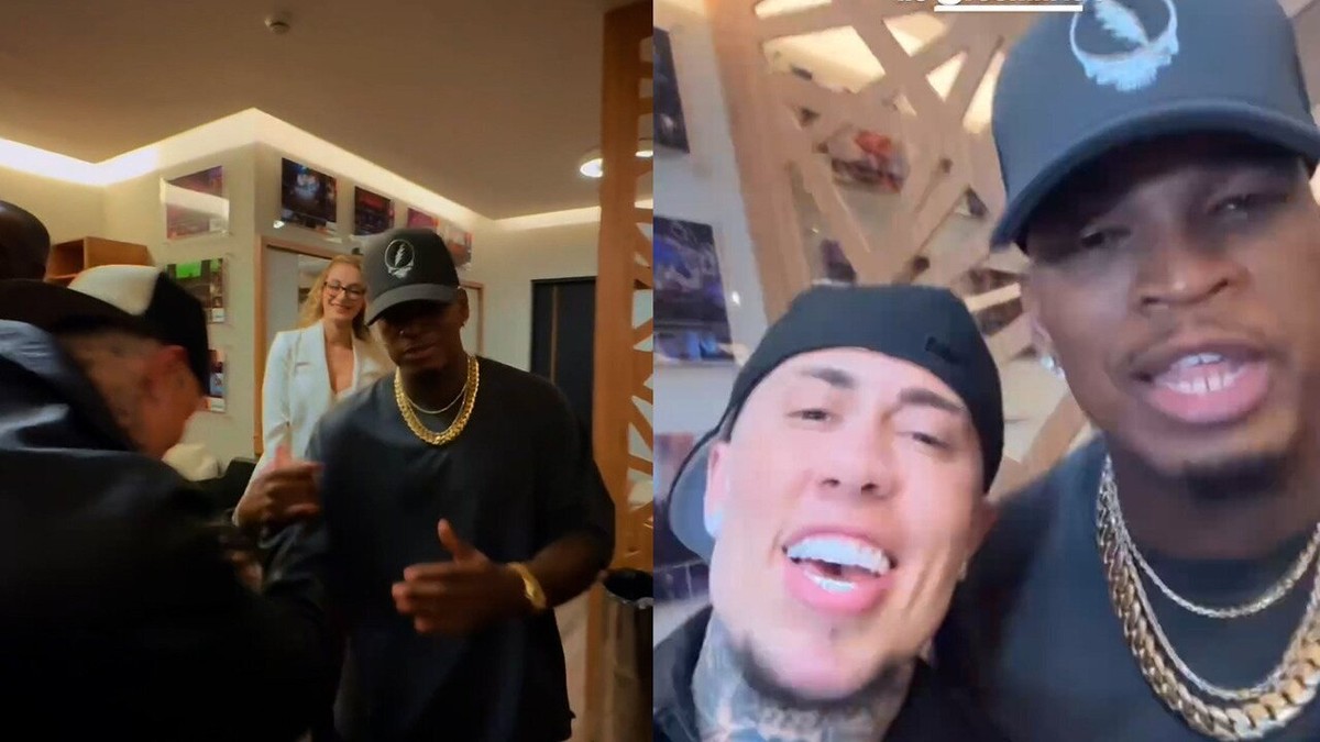 MC Daniel conhece Ne-Yo, chama rapper para ser padrinho de seu filho e ...
