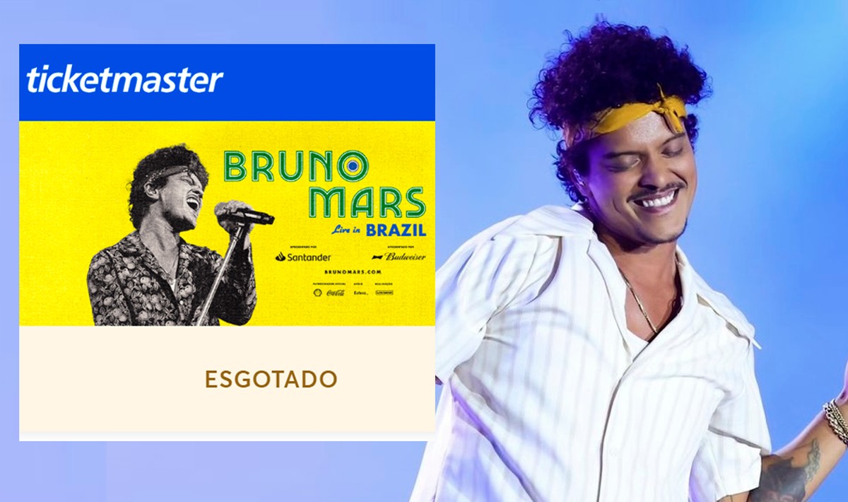 Bruno Mars no Brasil: ingressos esgotam na pré-venda online de todos os shows no Rio de Janeiro ...