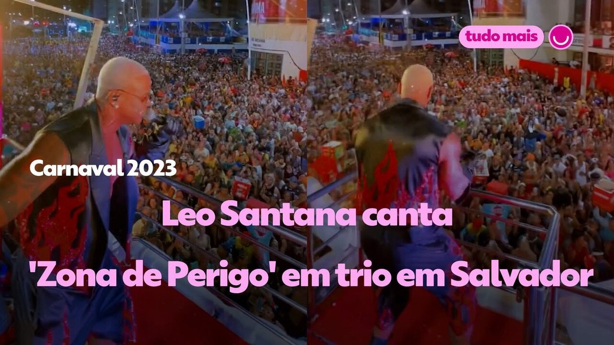 É hit! Léo Santana se apresenta em trio em Salvador e deixa foliões enlouquecidos com 'Zona de ...