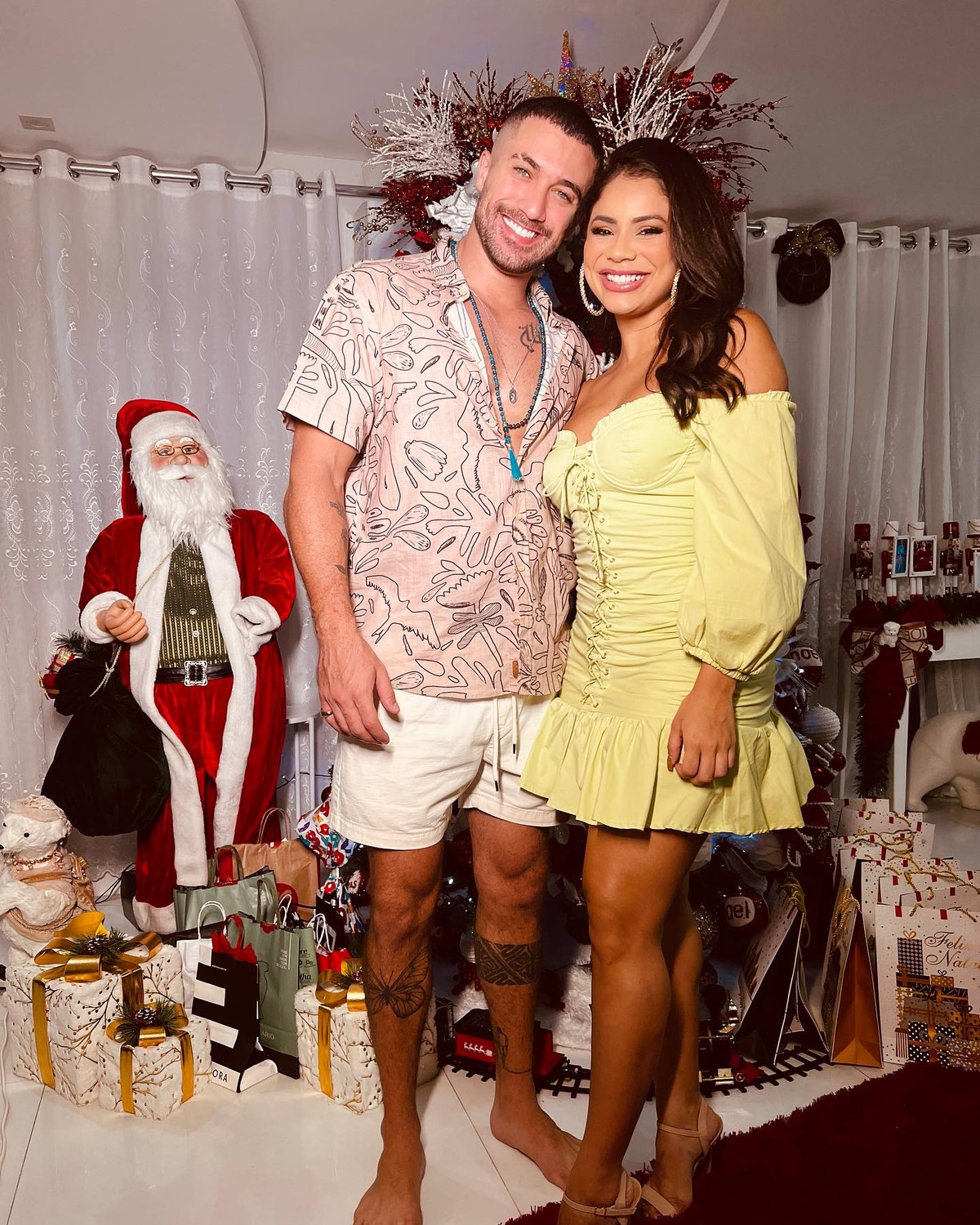 Lexa passa primeiro Natal ao lado de Ricardo Vianna | Famosos | gshow