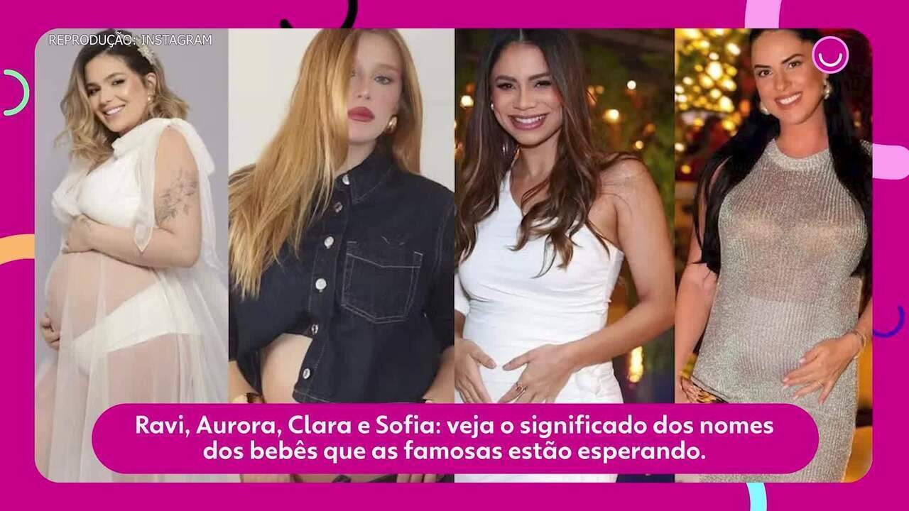 Ravi, Aurora, Clara e Sofia: veja o significado dos nomes dos bebês que as famosas estão esperando