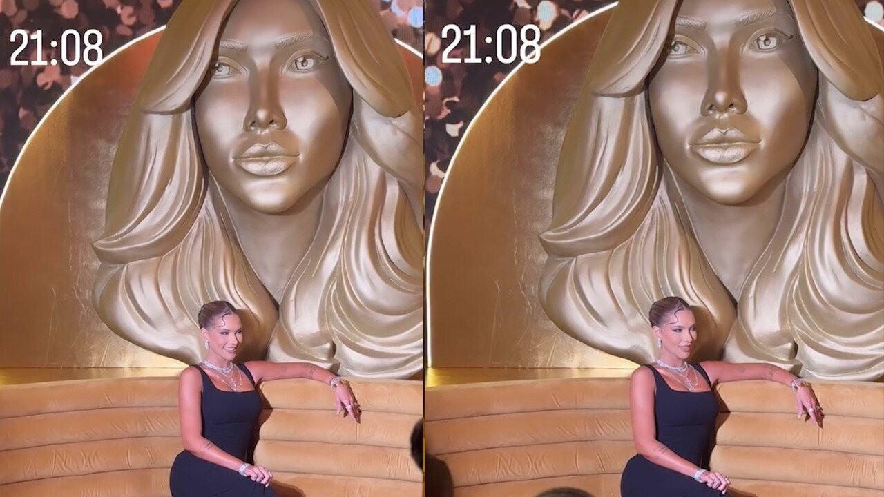 Bustos gigantes de Virginia Fonseca em festa chamam atenção da web ...