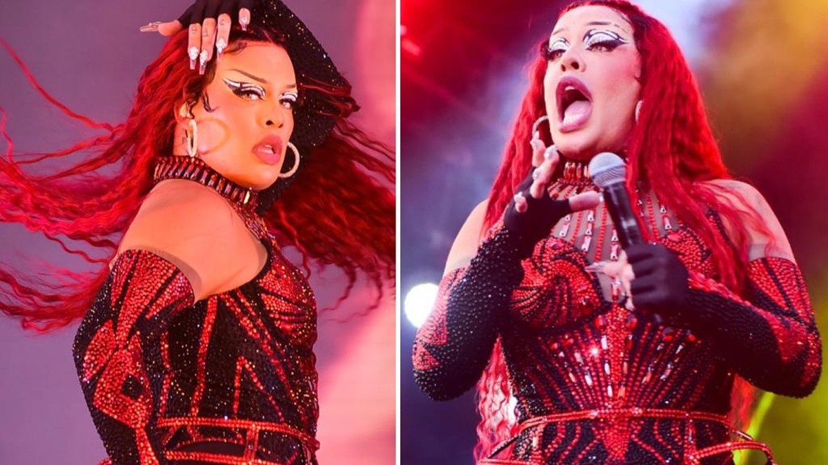 Gloria Groove usa looks com 100 mil cristais em show no Rock in Rio ...