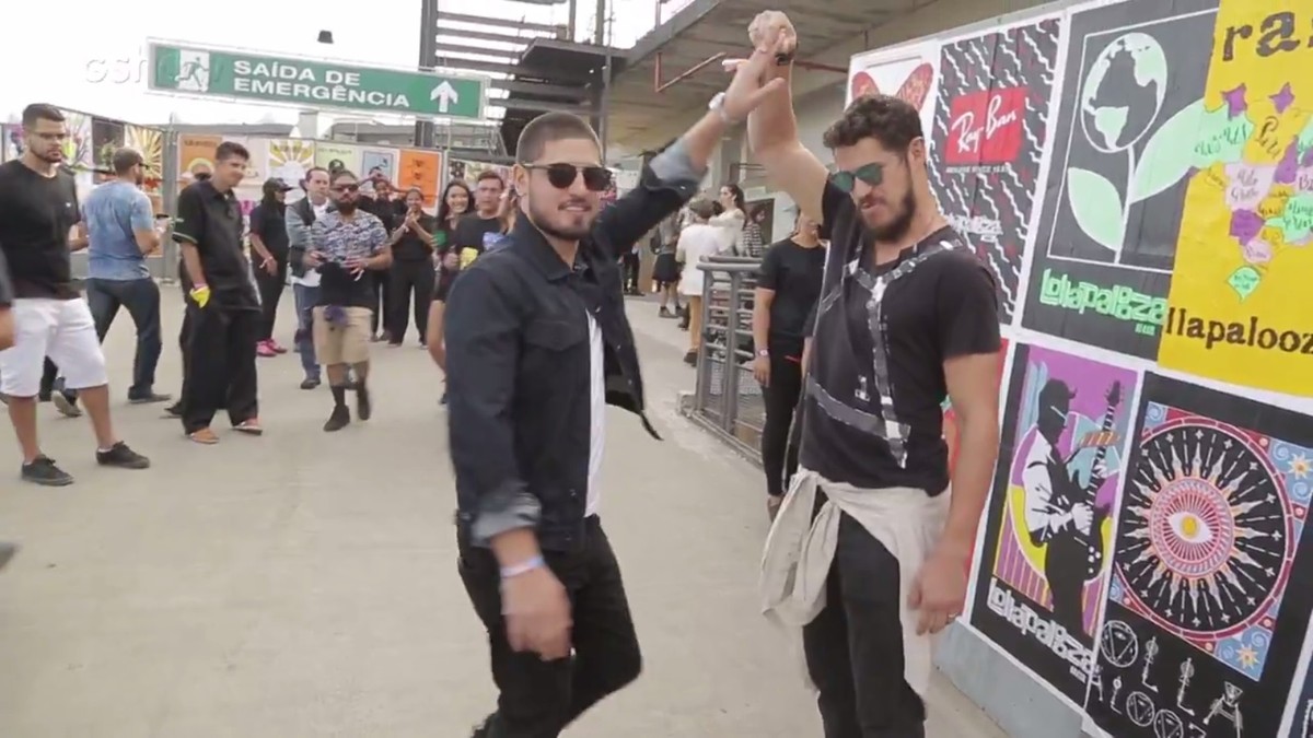 Daniel Rocha desfila para José Loreto no Lollapalooza | Música | gshow