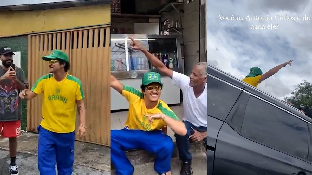 Bruno Mars passeia por Belo Horizonte, onde faz show, e viraliza nas ...