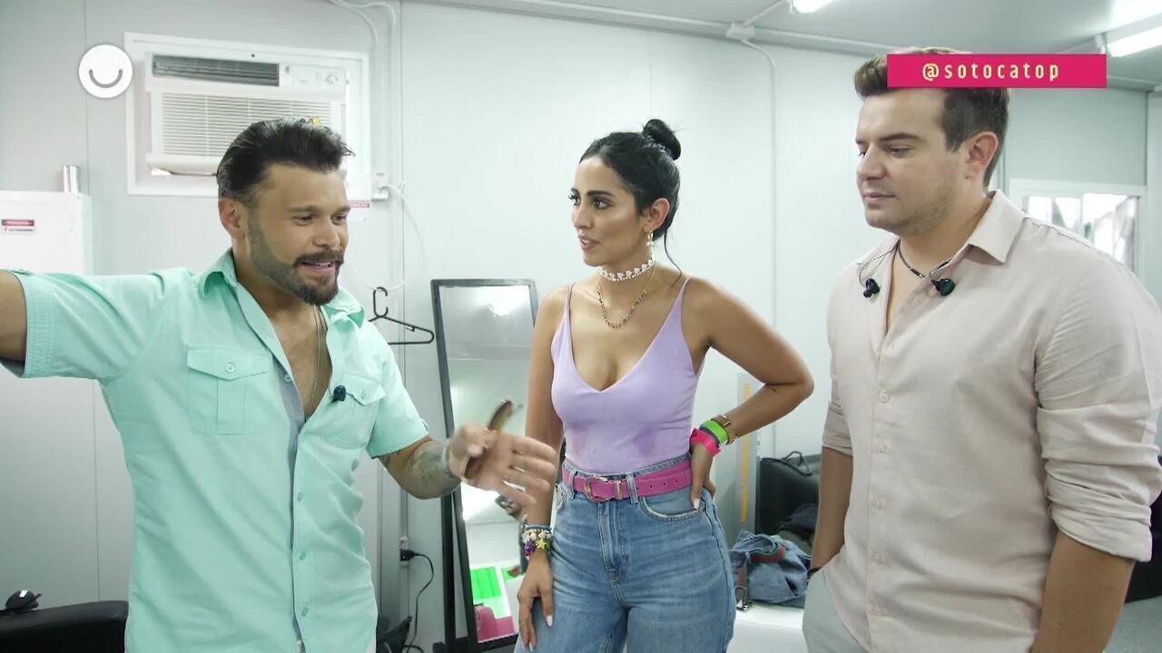 Marcos & Belutti imitam Joelma e lembram escova em Ana Maria Braga | Gshow