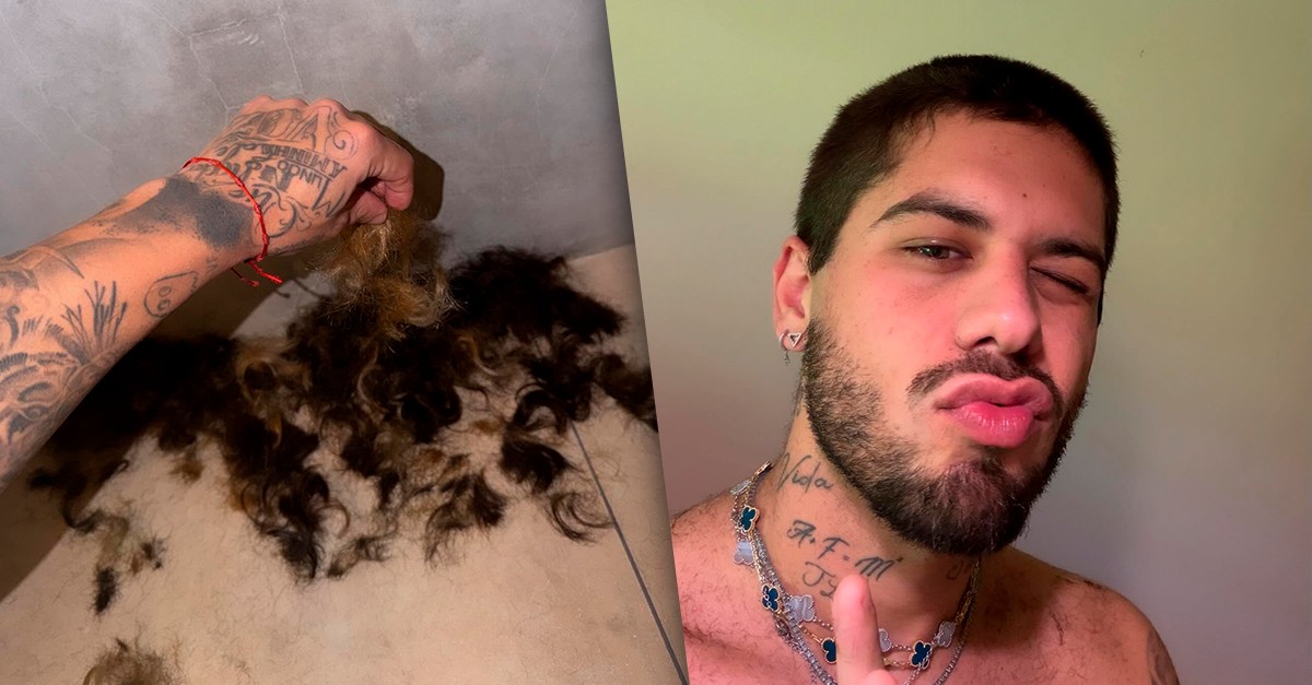 Após fim de promessa, Zé Felipe corta o cabelo; veja o antes e depois ...