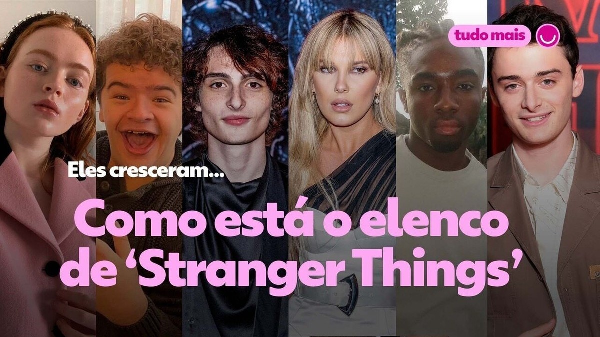 'Stranger Things': veja antes e depois do elenco jovem da série ...