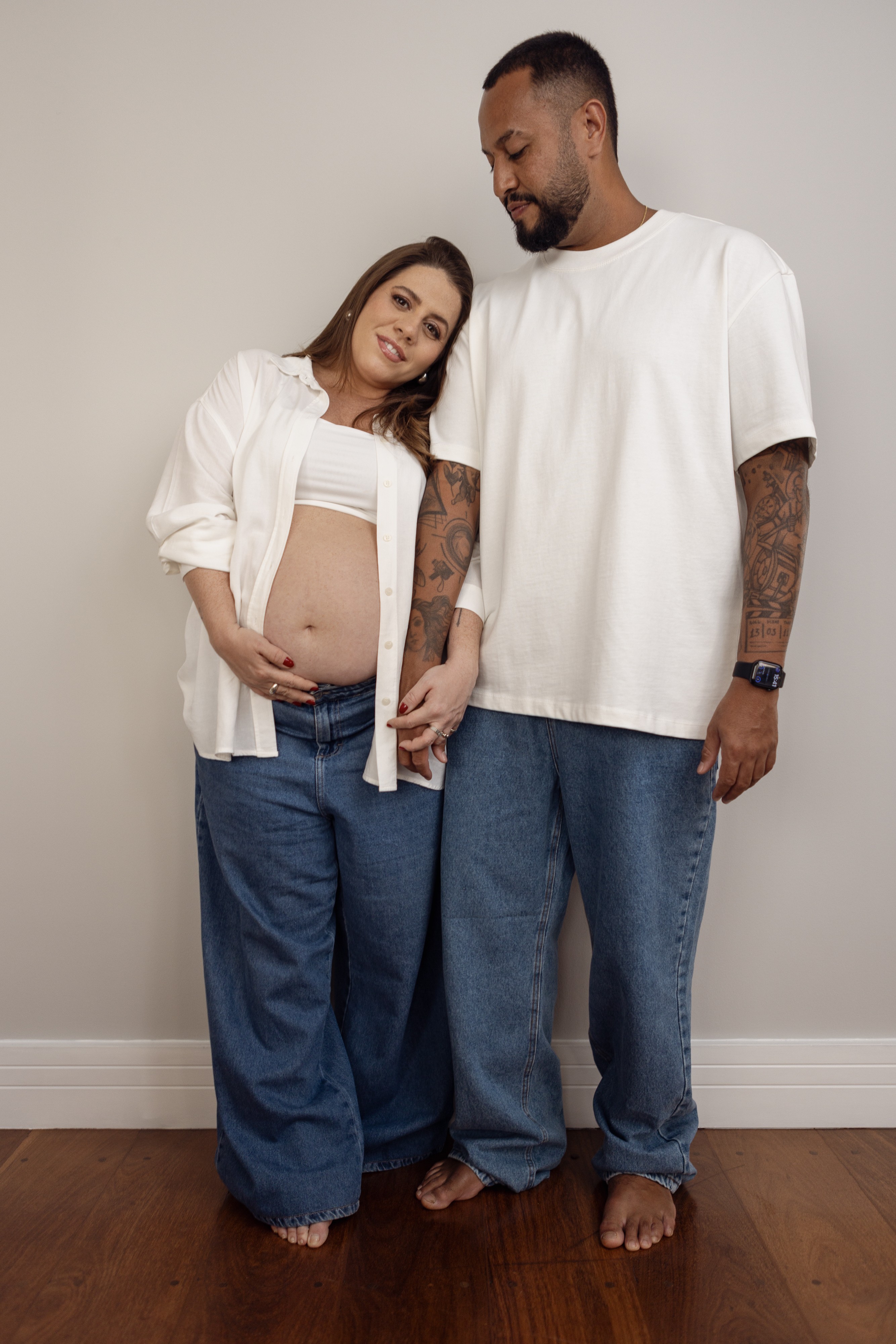 Tati Machado cita trabalho de parto com a ajuda do marido, Bruno ...