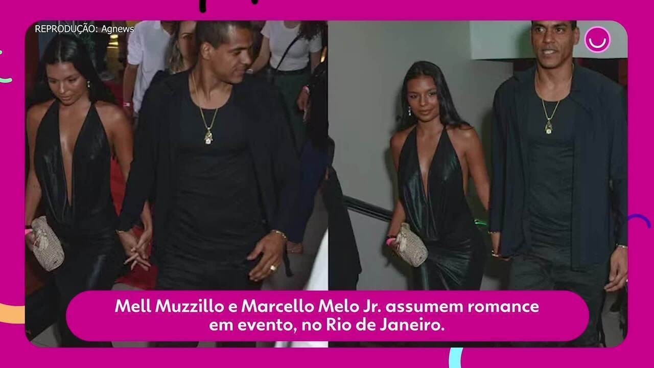 Mell Muzzillo e Marcello Melo Jr. assumem romance em evento, no Rio de ...