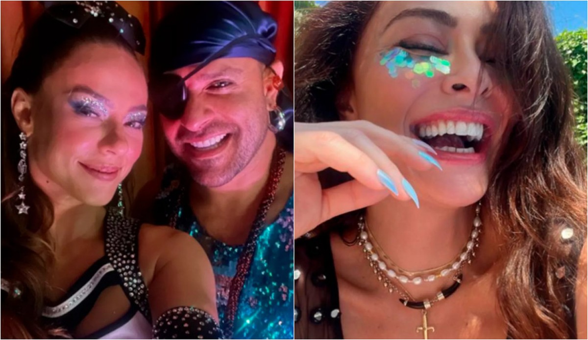 É carnaval: famosos se fantasiam e brilham com seus looks nas redes ...