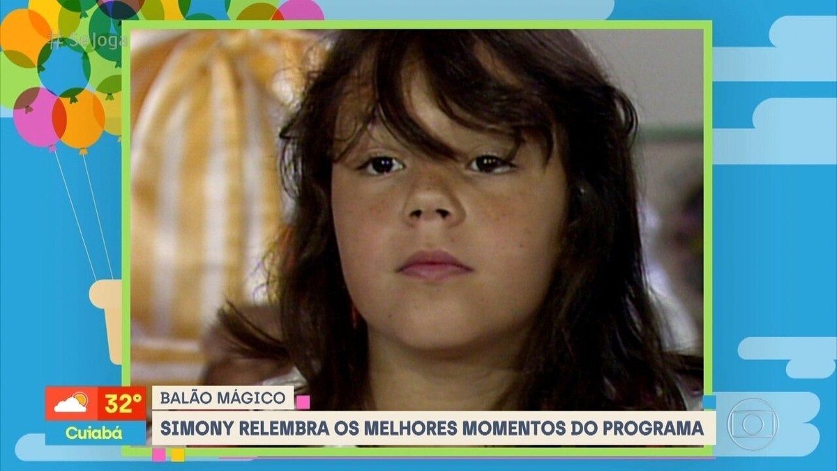 Simony Relembra O Balão Mágico No Se Joga E Afirma Nunca Me Senti