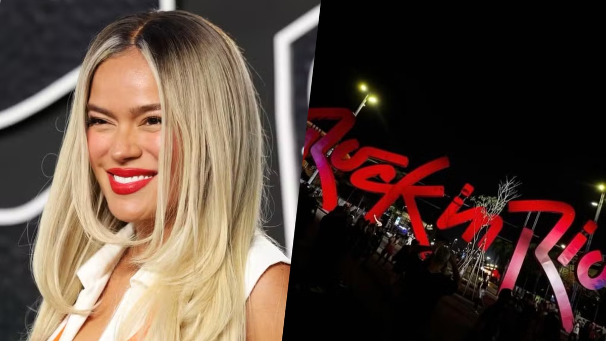 Em dia de show no Rock in Rio, Karol G aparece com a camisa do Brasil ...