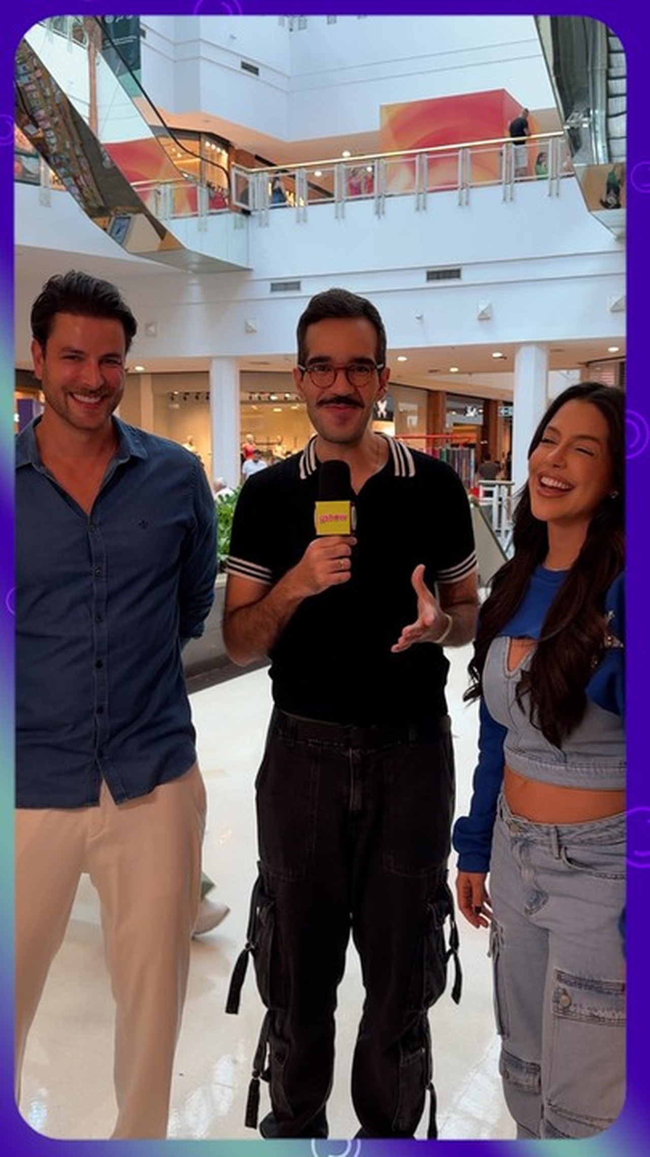 Ex-BBBs Gustavo e Laís na Casa de Vidro Sul | Gshow