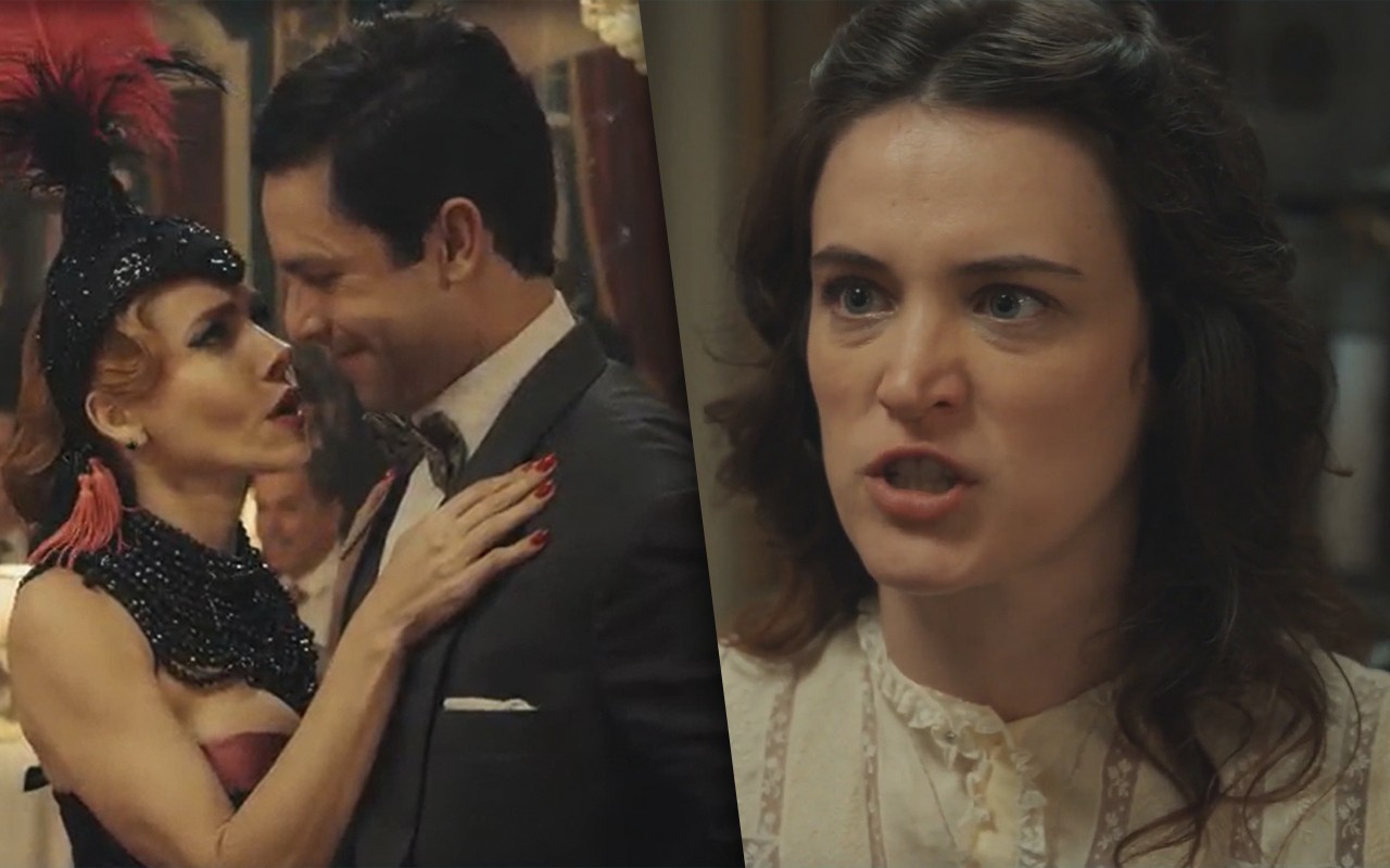 Flagra em Êta Mundo Melhor!: Celso revê antiga amante e acaba expulso de casa por Maria