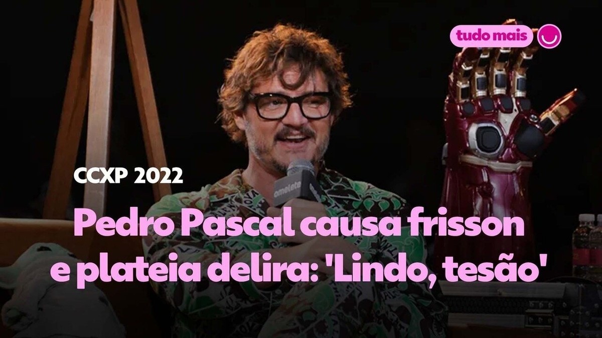 Na CCXP 2022, Pedro Pascal causa frisson e plateia delira: 'Lindo ...