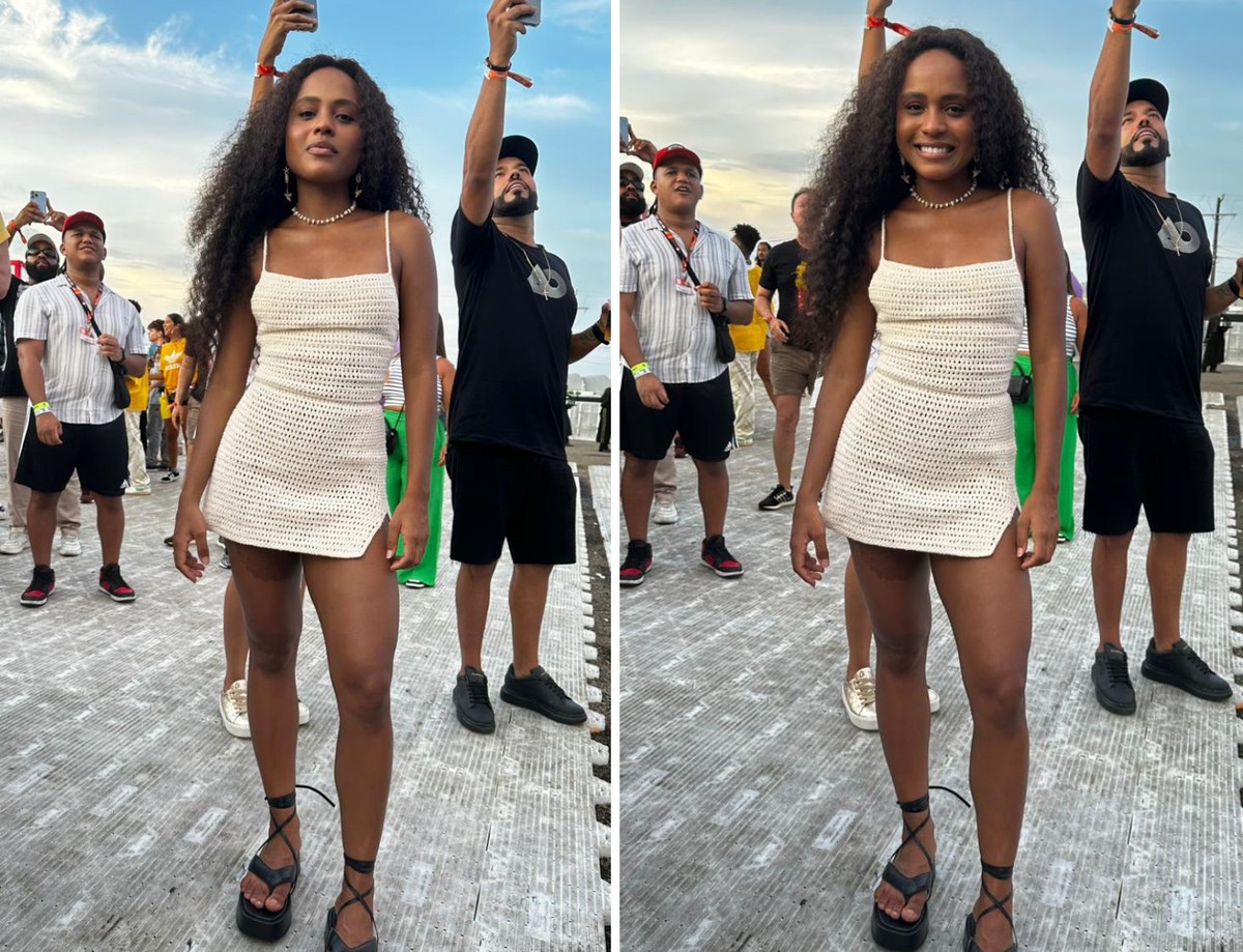 Com look curtinho, Duda Santos de Renascer volta ao Festival de Verão | Cultura Pop | gshow