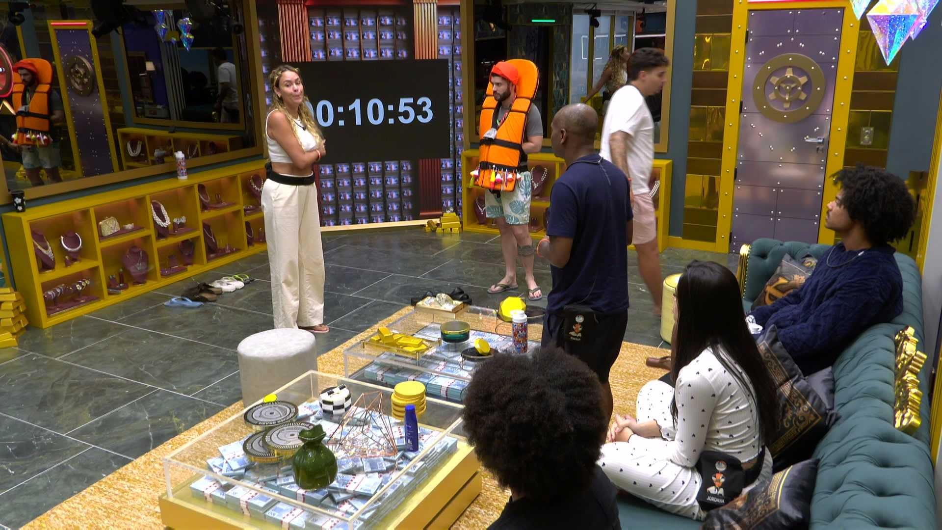 Participantes do BBB 26 discutem por tempo no Raio-X | Gshow