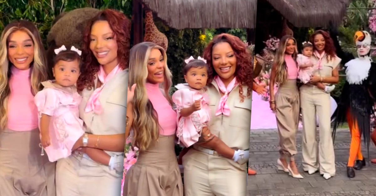 Zuri, filha de Brunna Gonçalves e Ludmilla, ganha festa luxuosa de 1 ...