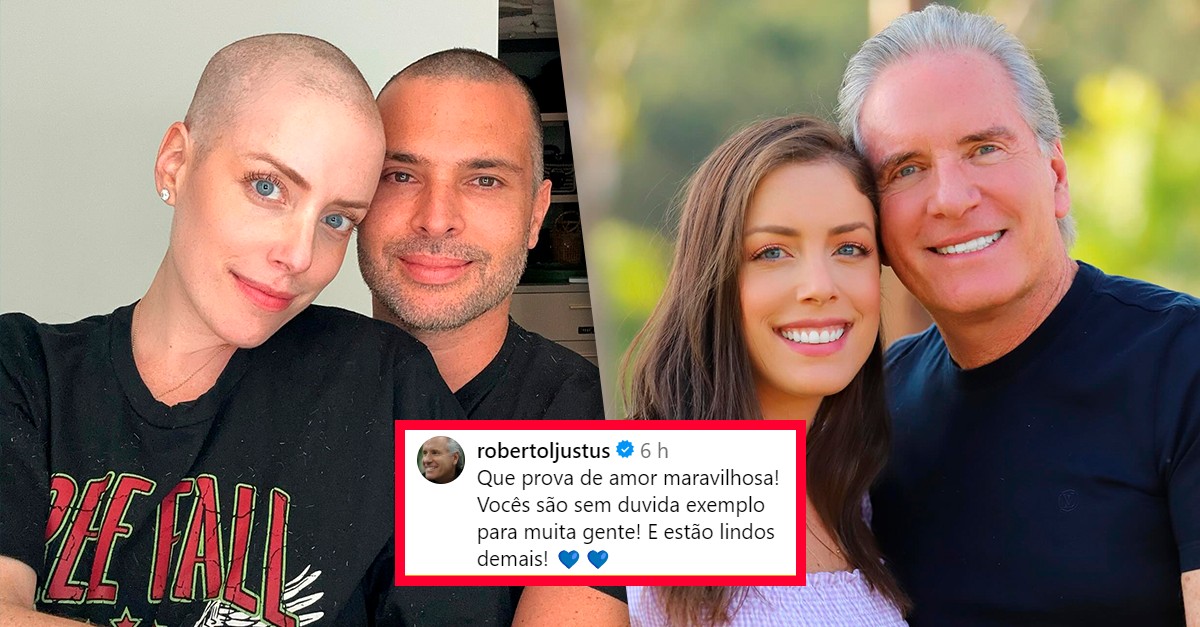 Roberto Justus se emociona com gesto de genro em raspar o cabelo em ...