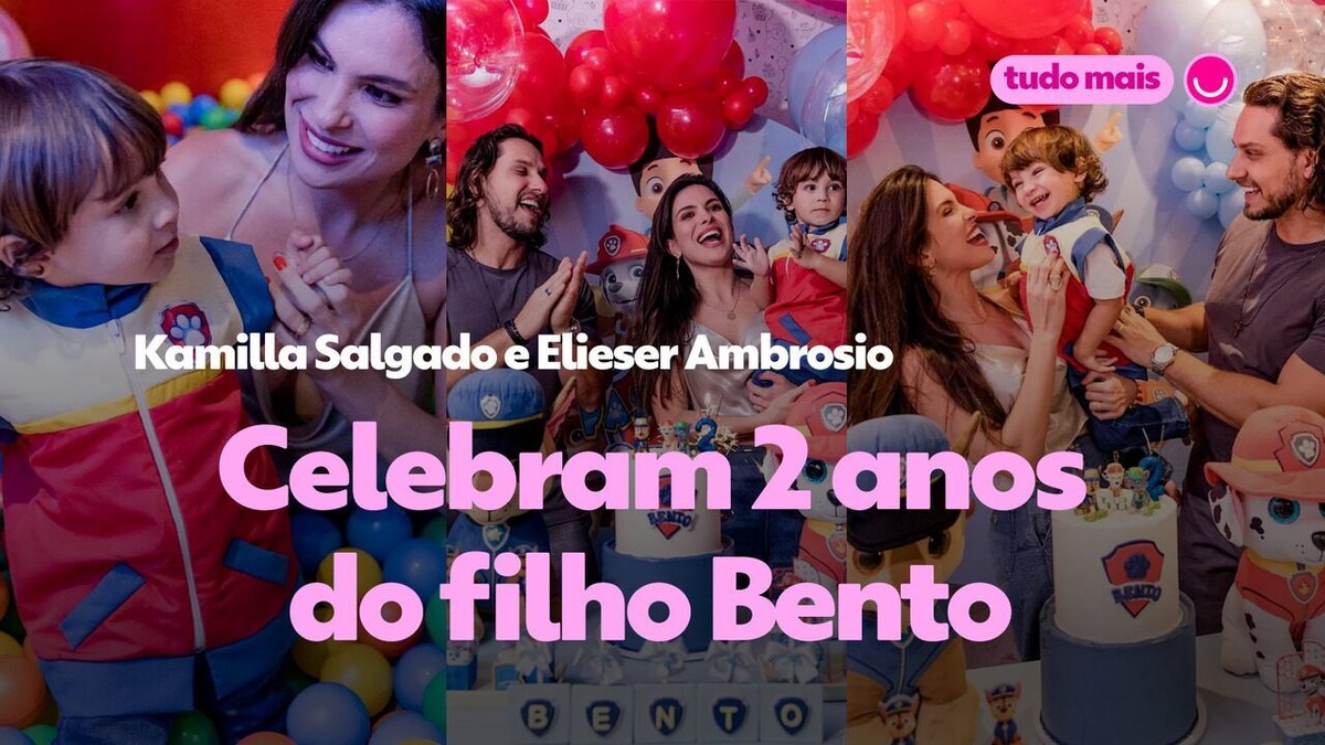 Kamilla Salgado e Elieser Ambrosio celebram 2 anos do filho; veja fotos ...