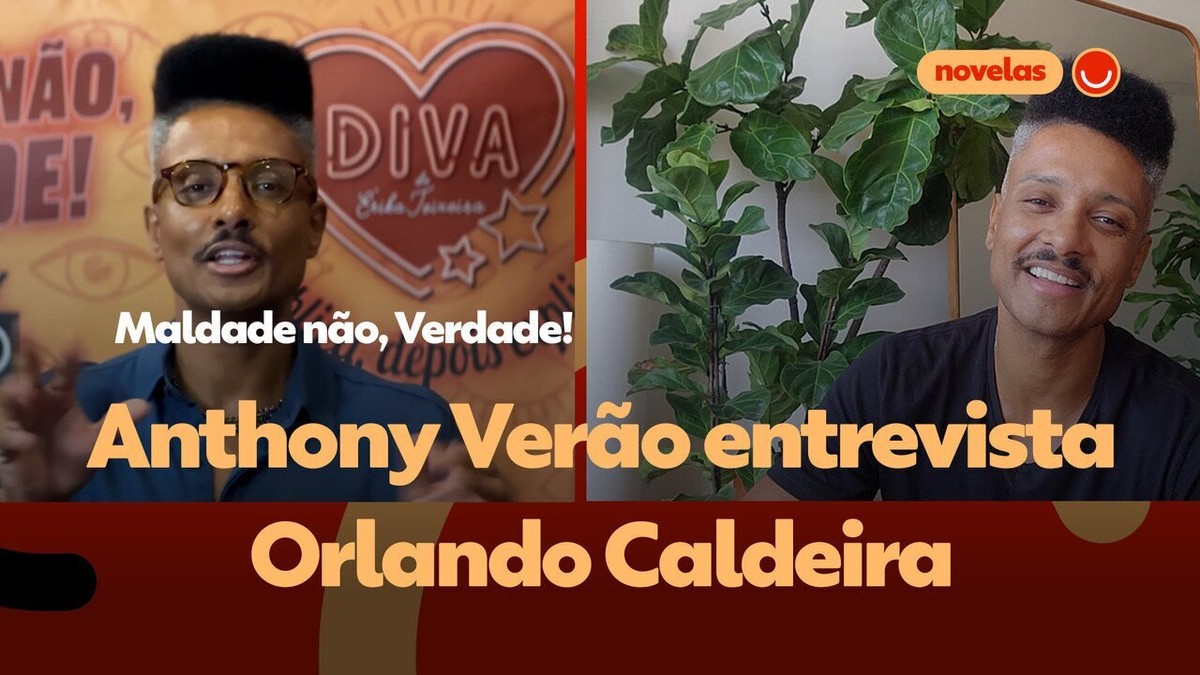 Anthony Verão em Vai na Fé, ator Orlando Caldeira é entrevistado por ...