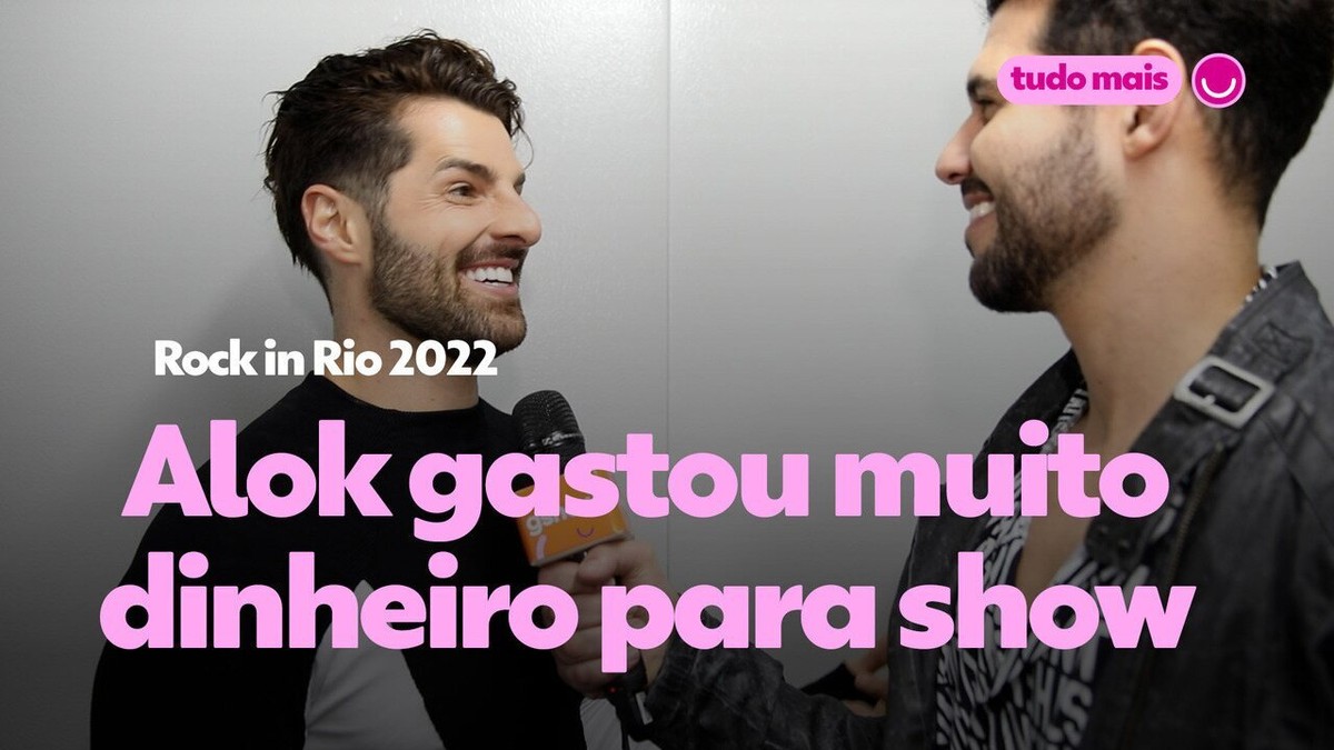 Alok sobre valor de show no Rock in Rio 2022: 'Vou ver a conta ainda ...