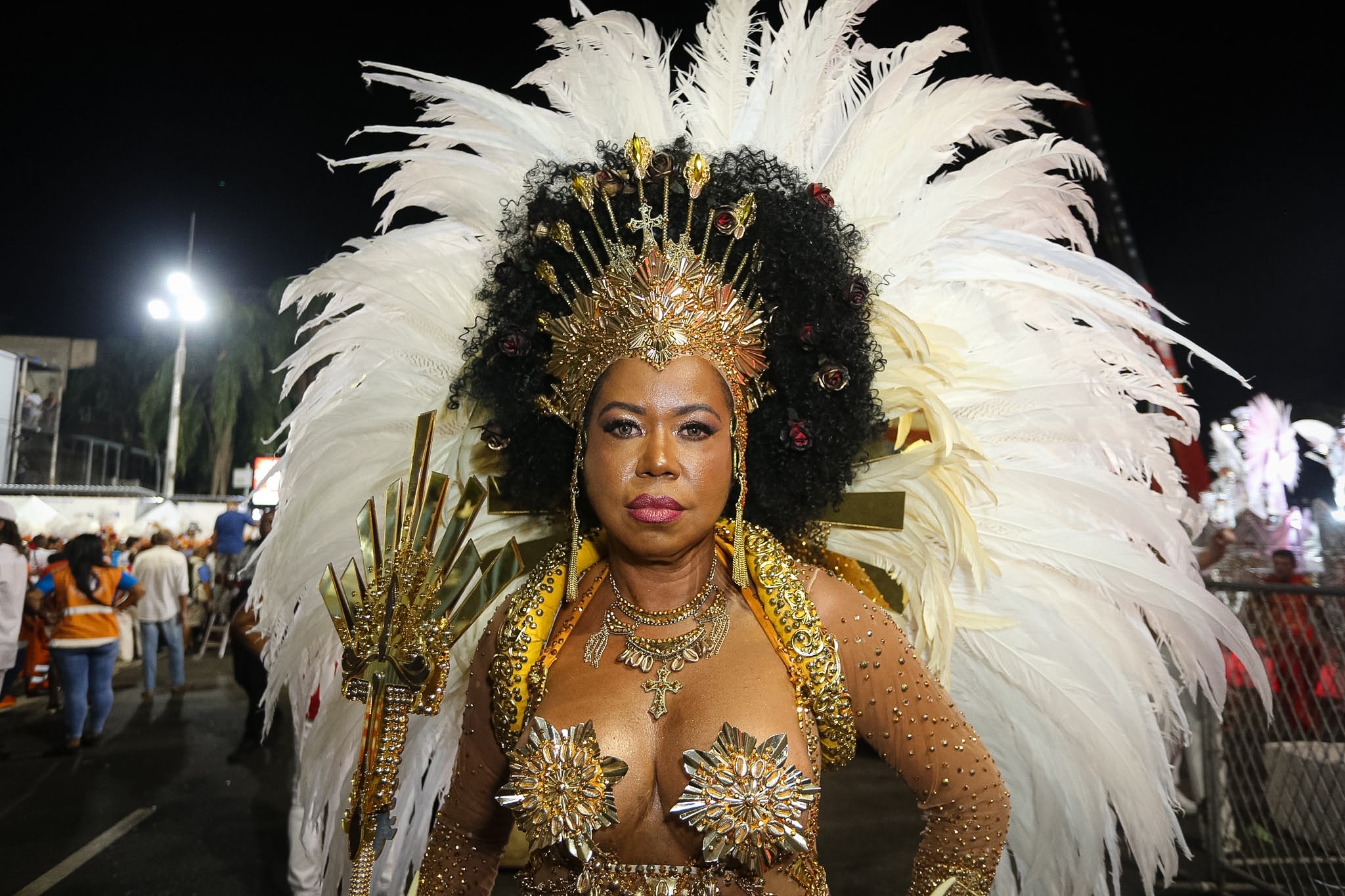 Elis Sá desfila pela Unidos Padre Miguel com muito brilho | Gshow