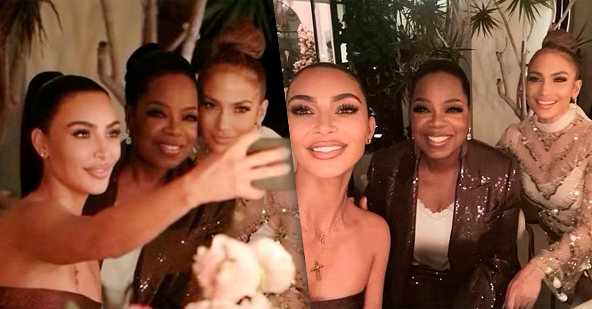 Kim Kardashian, Jennifer Lopez e Oprah postam selfie juntas e 'quebram ...
