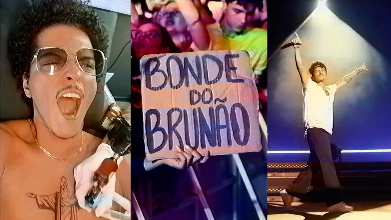 Bruno Mars homenageia Brasil em vídeo com funk e desenho do Cristo ...