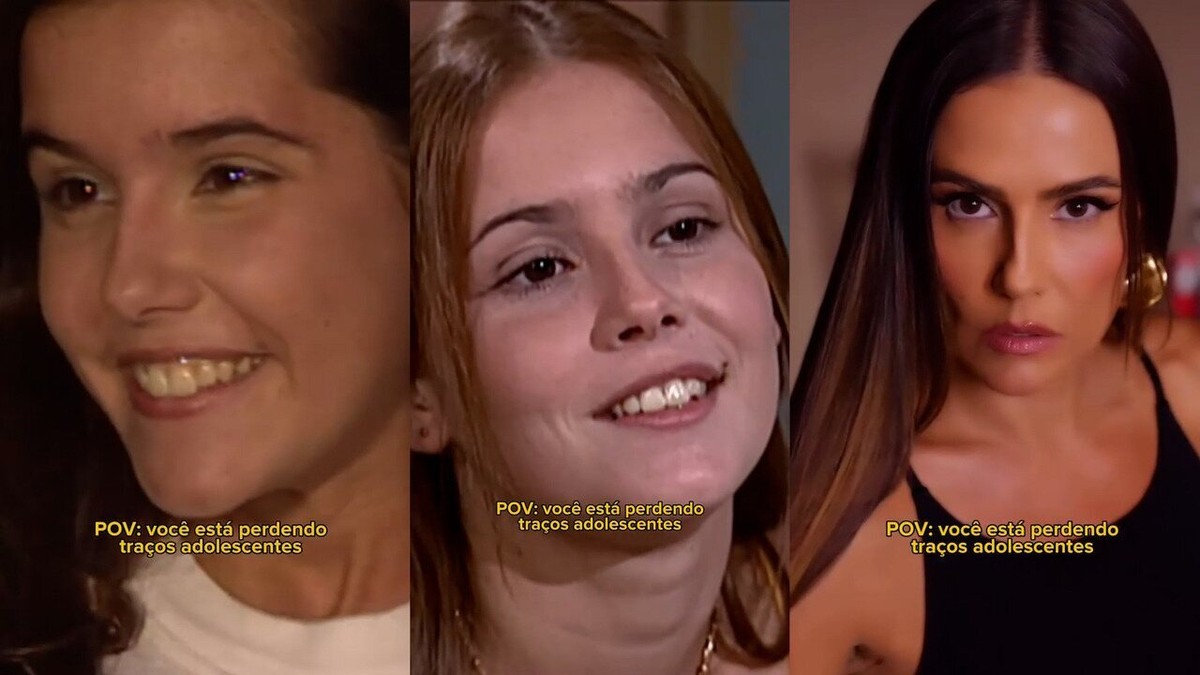 Deborah Secco volta no tempo com trend sobre adolescência e recebe ...