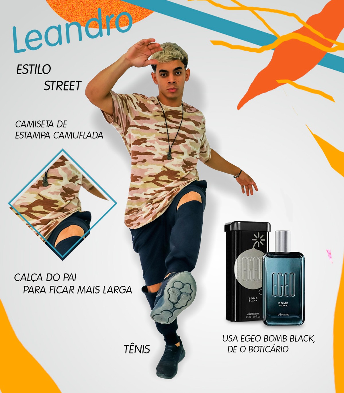 Look ‘street’ de Leandro reúne conforto e muito estilo | Acredite na ...