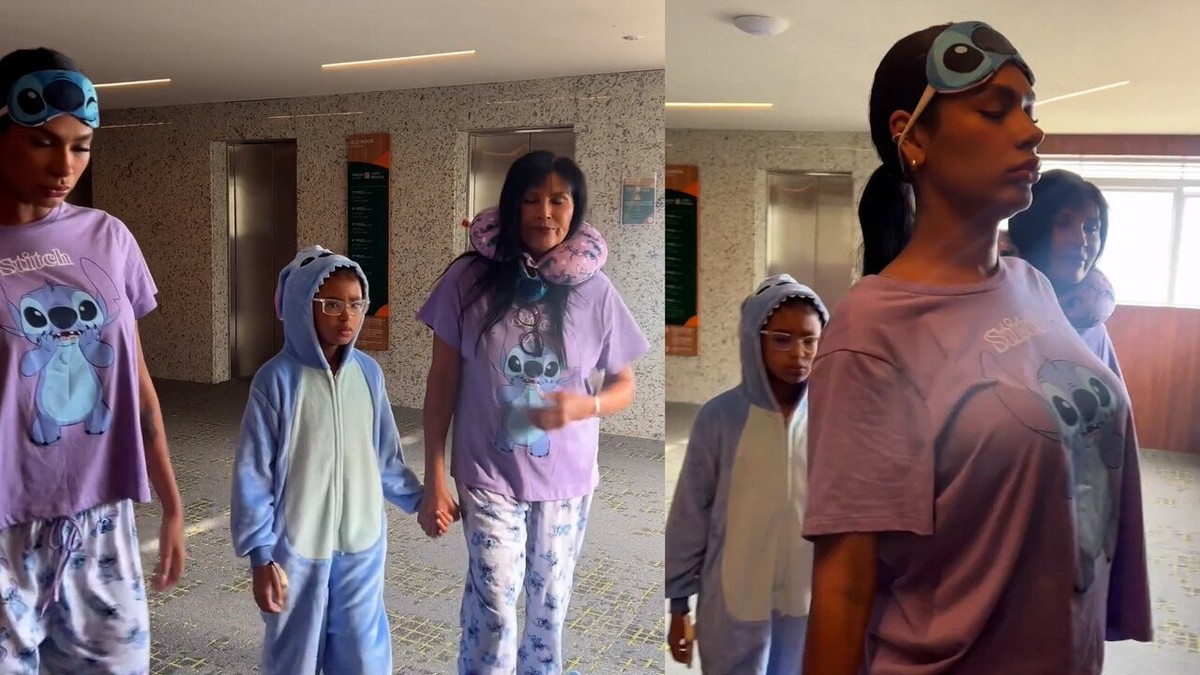 Pocah recria meme de dorminhoca do BBB 21 em festa de Lua, filha de ...