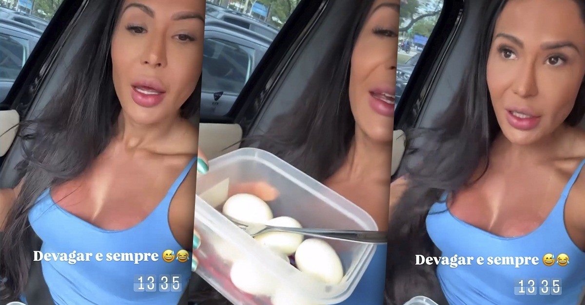 Gracyanne Barbosa mostra marmita com ovo e revela ainda não ter conseguido voltar à rotina ...
