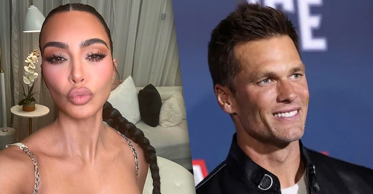 Foto de Kim Kardashian e Tom Brady juntos em festa aumenta rumores de romance entre eles ...