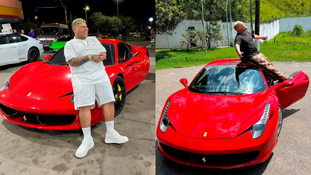 MC Ryan SP consegue liberação de Ferrari apreendida pela PF e assume ...