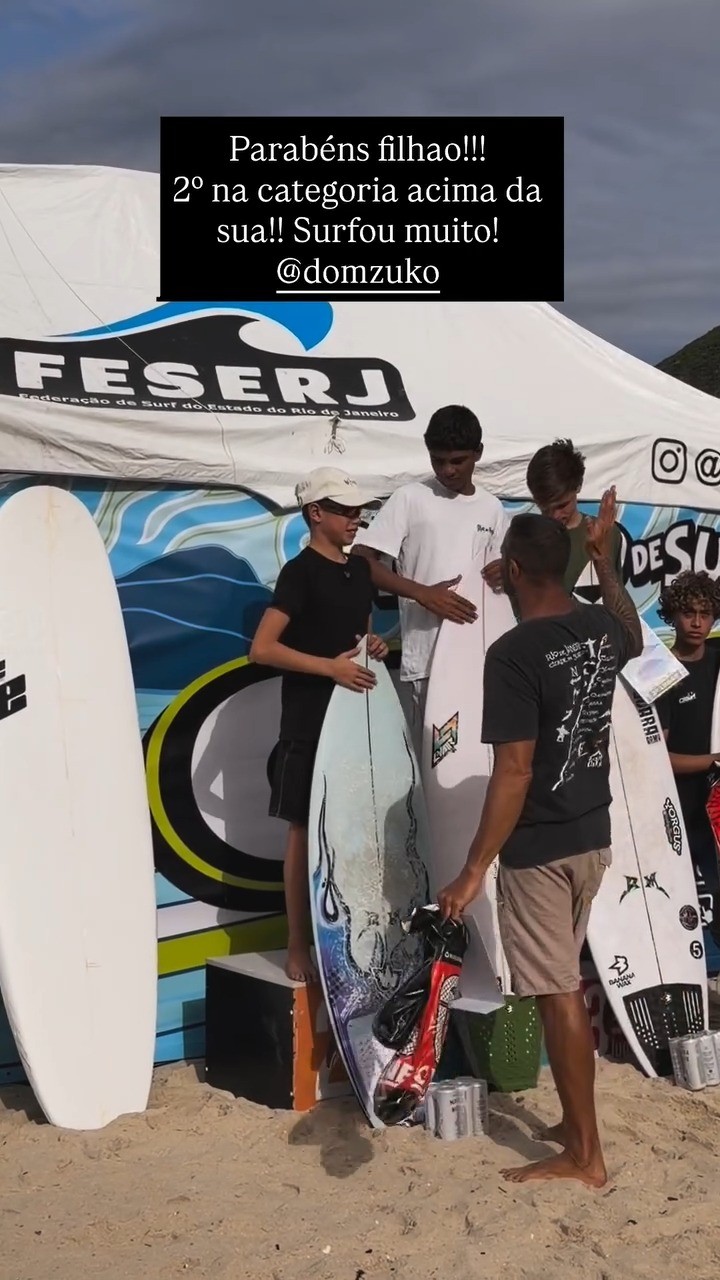 Dom, filho de Luana Piovani e Pedro Scooby, conquista 2º lugar em ...
