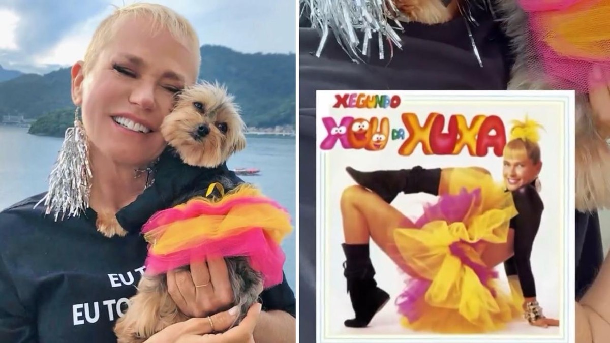 Xuxa mostra cachorrinha Doralice fantasiada de Xou da Xuxa 2 para dia ...