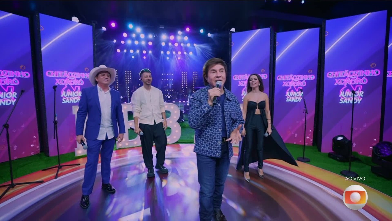 Chitãozinho e Xororó recebem Junior e Sandy com versão especial de ...