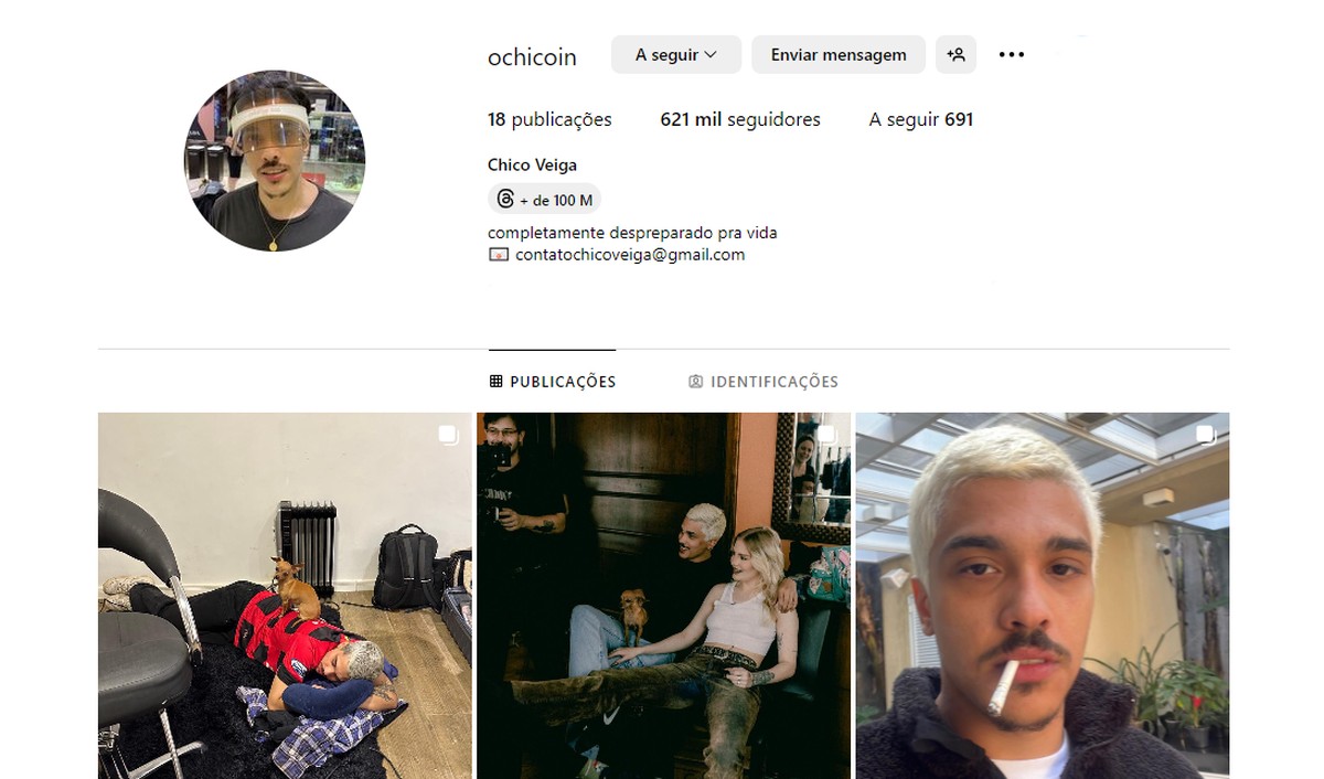 Perfil de Chico Moedas no Instagram volta ao ar com aumento de ...