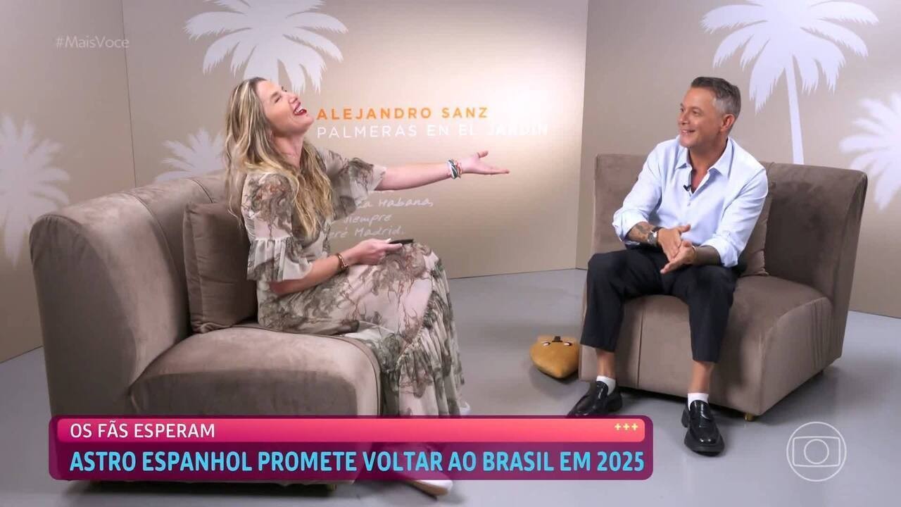 Alejandro Sanz ganha 'vale-coxinha' de Ana Maria Braga e promete vir ao ...