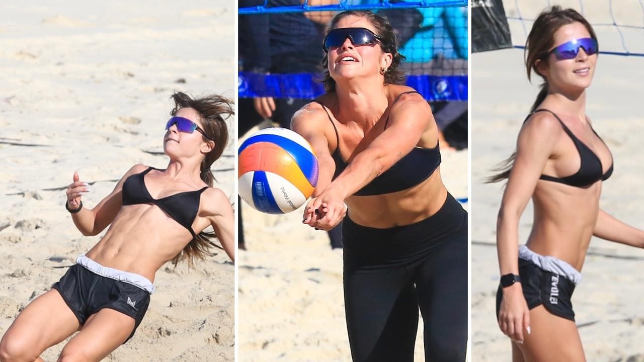 Frio? Que nada! Jade Picon e Agatha Moreira treinam em praia e exibem corpos sarados | Gshow