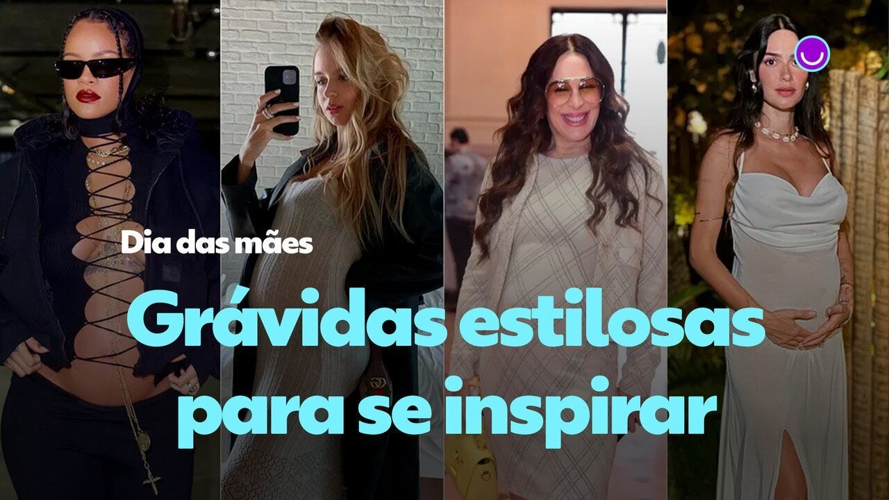 Grávida e estilosa: inspire-se nos looks das famosas durante a gestação ...
