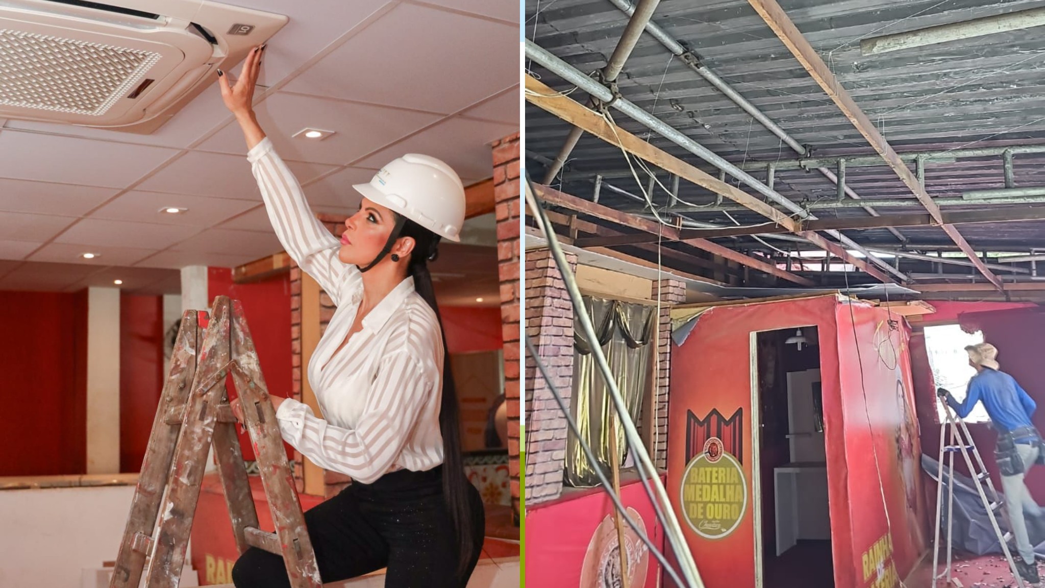 Rainha da Estácio de Sá, Alice Alves reforma quadra da escola: ‘É a ...