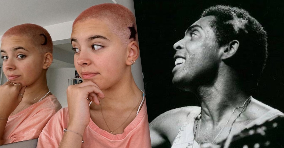 Flor Gil aparece de cabelo rosa e com penteado em homenagem ao vô ...