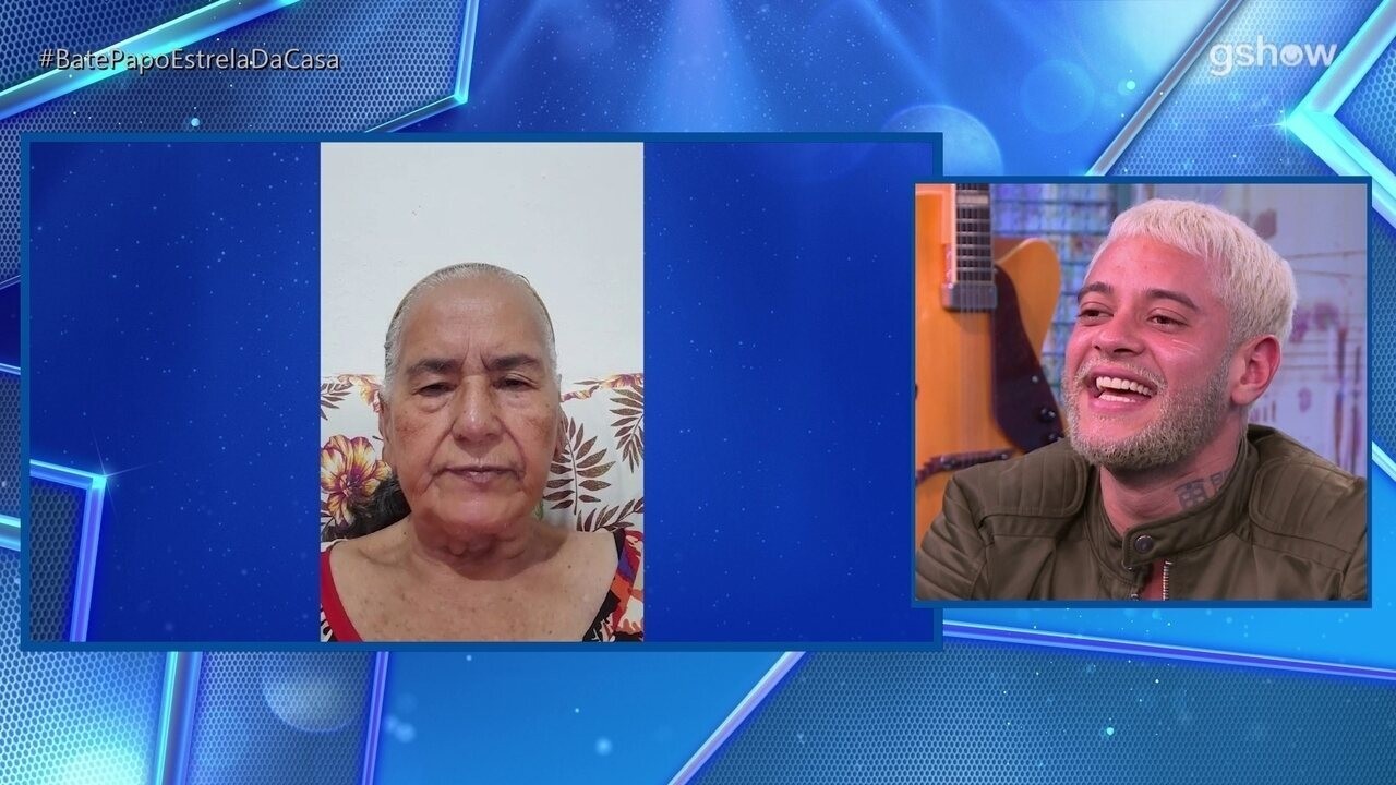 Nick Cruz recebe recado da avó no Bate-Papo Estrela da Casa | bate-papo ...