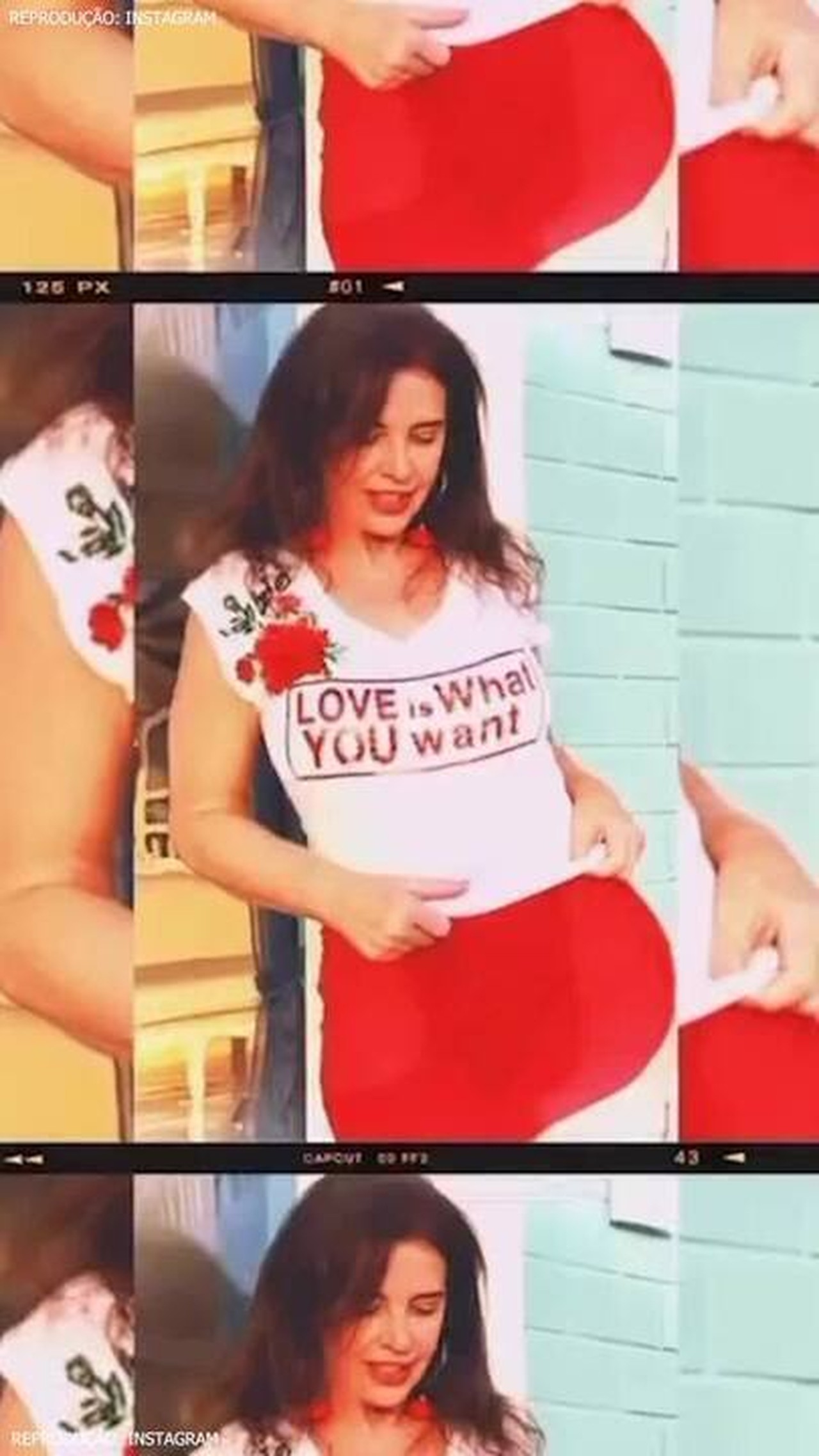 Luma De Oliveira Posa Sexy Com Frase Motivacional Na Camiseta Amor é O Que Você Quer Gshow