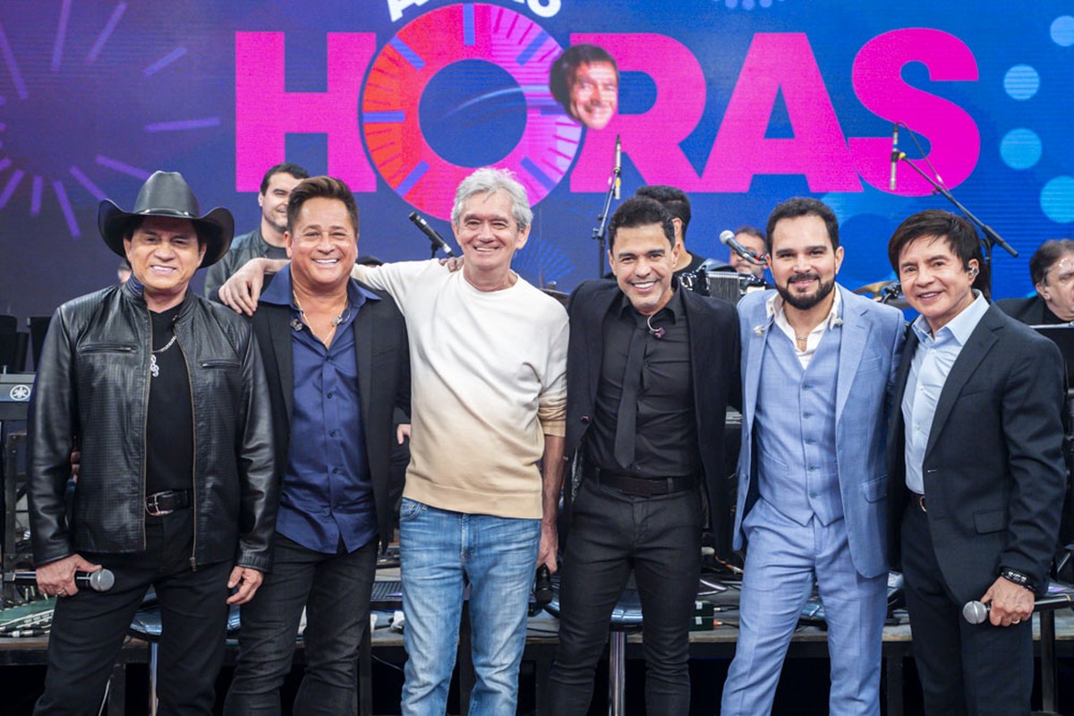 Amigos no Altas Horas: veja os bastidores do encontro entre os cantores ...